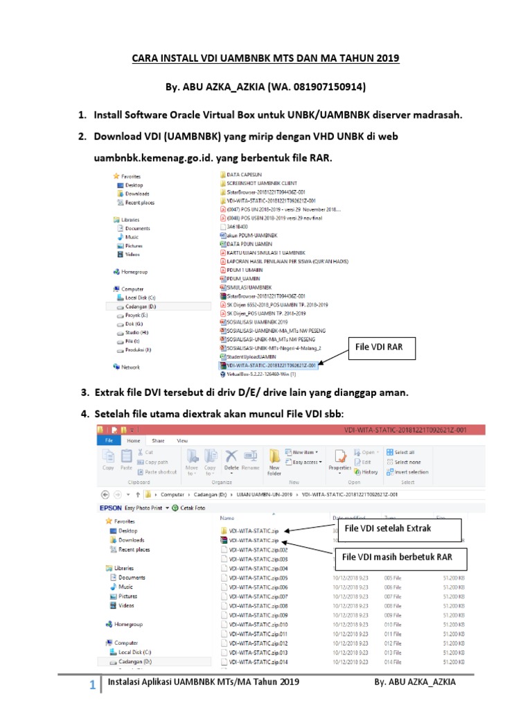 Cara Install Vdi Uambnbk PDF | PDF