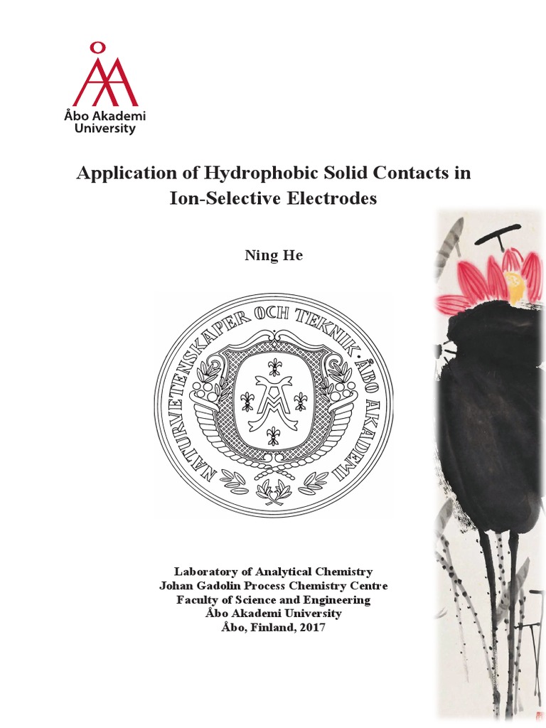 He Ning | PDF | Ion Exchange | Tetrahydrofuran