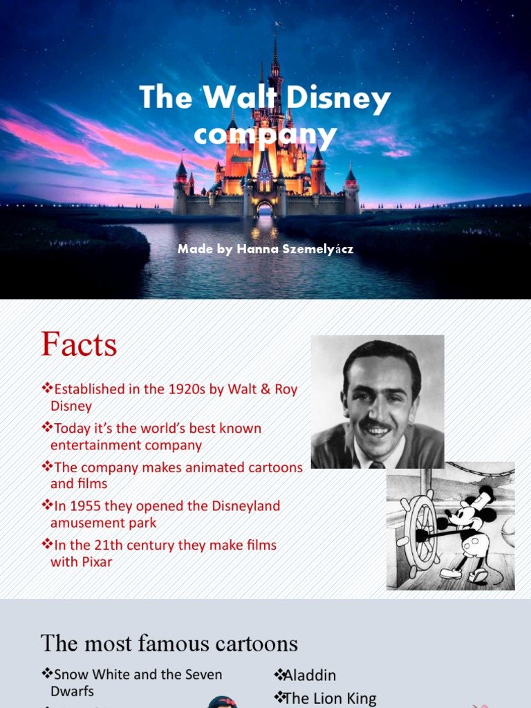 The Walt Disney Company: A Brief History of the World's Top ...
