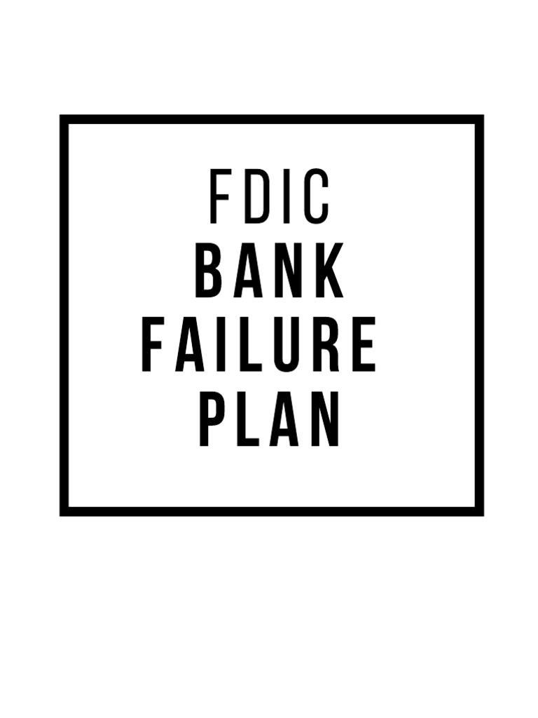 FDIC Bank Fail Plan | PDF | Bailout | Systemically Important Financial Institution