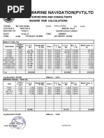 Bunker Calculation Excel Sheet | PDF