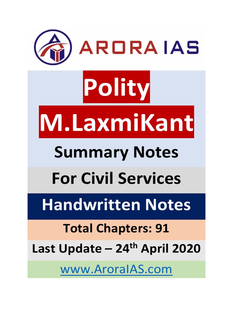 Polity Handwritten Notes Chapter 1 To 91 PDF | PDF | World Wide Web ...