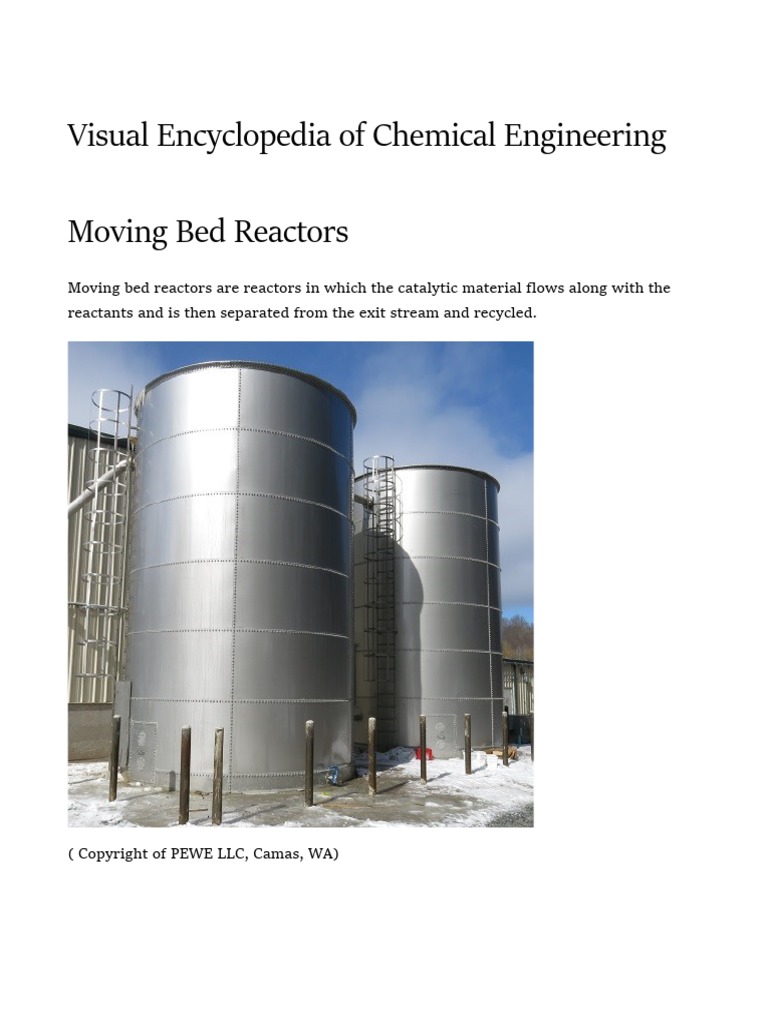 Moving Bed Reactors | Download Free PDF | Chemical Reactor | Catalysis