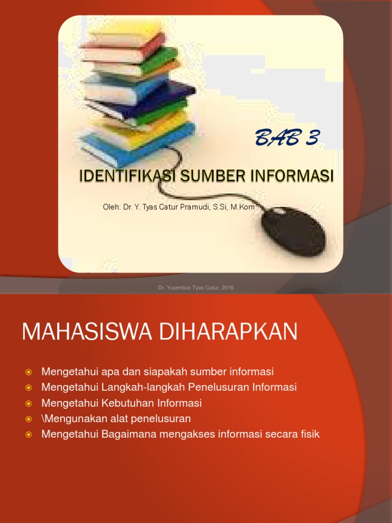 Identifikasi Sumber Informasi PDF | PDF