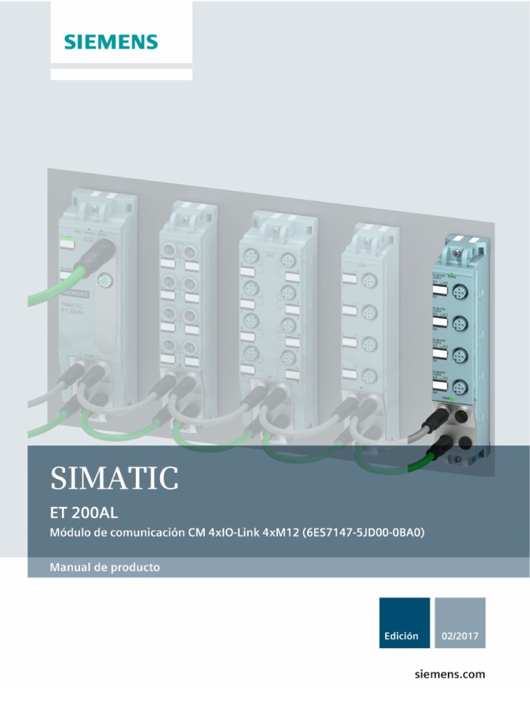 Et200al CM 4xio-Link 4xm12 Manual es-ES es-ES | PDF | Diodo emisor de ...