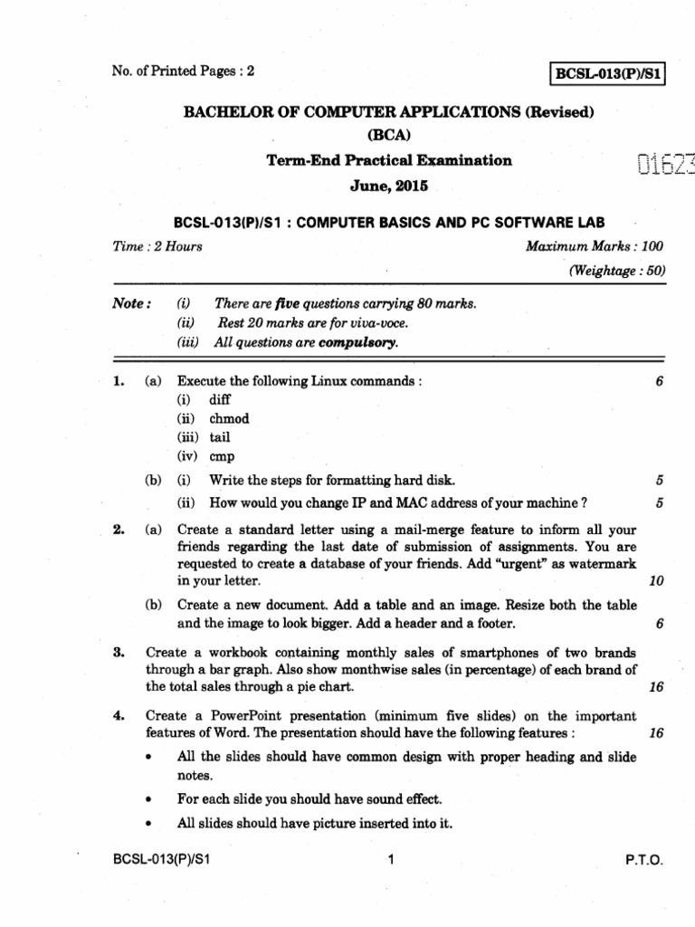 BCS 101 2020 | PDF | Office Equipment | Media Technology
