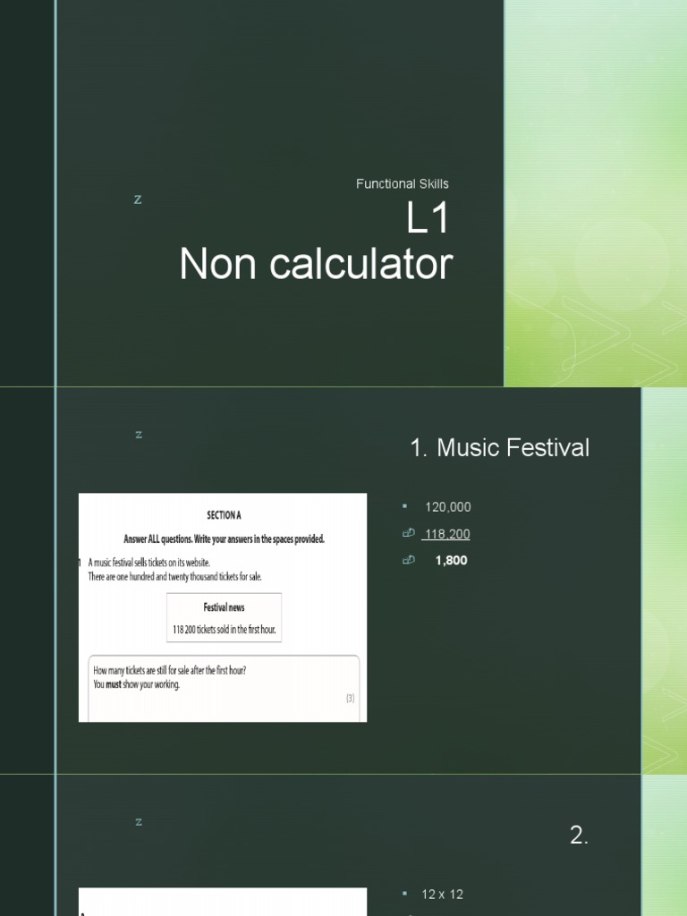 Functional Skills Math Practice Guide | PDF | Teaching Mathematics