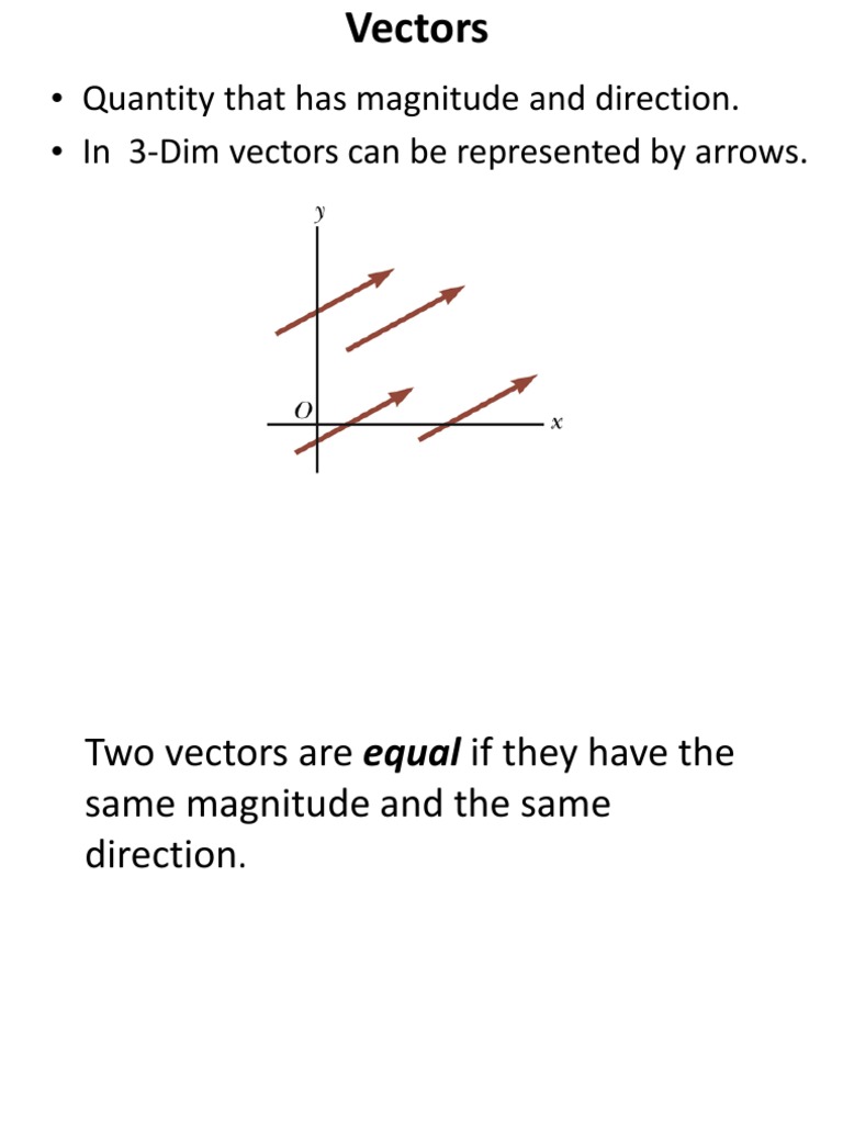 Lecture 2 - Vectors and Scalars | PDF | Euclidean Vector | Mechanics