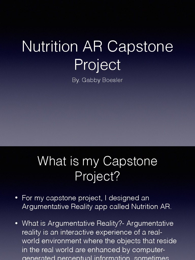 Capstone Final Presentation PDF | PDF