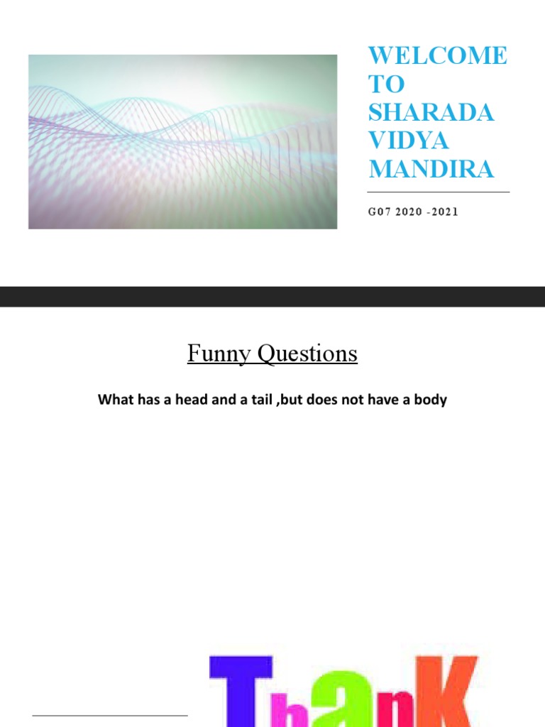 Welcome To Sharada Vidya Mandira | PDF