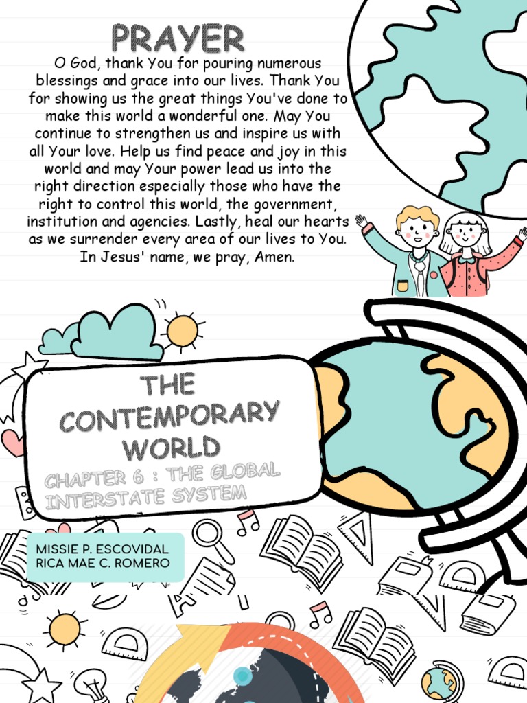 The Contemporary World Chapter 6 The Interstate Global System PDF | PDF ...