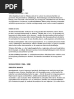 Politics in The Early Philippines To Spanish Colonial Period | PDF | Former Spanish Colonies ...