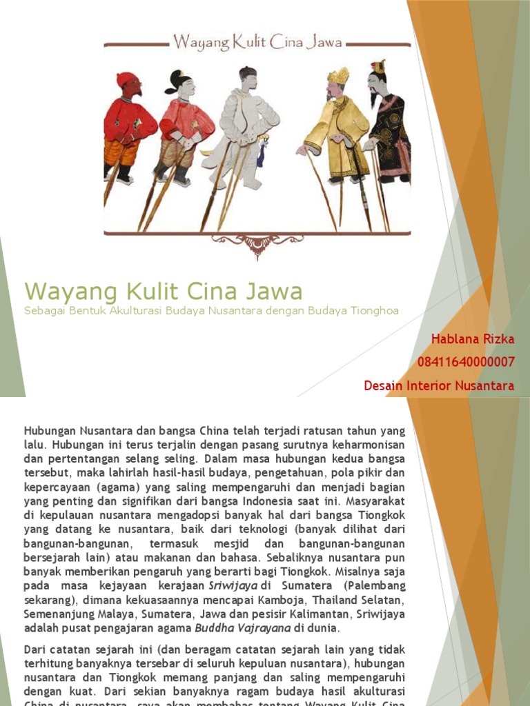Wayang Kulit Cina Jawa | PDF