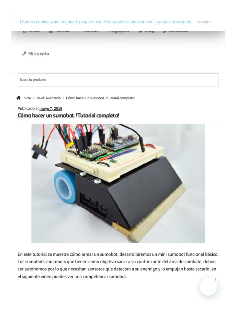 Cómo Armar Un Sumobot. Tutorial Completo de Ensamble y Código | PDF ...