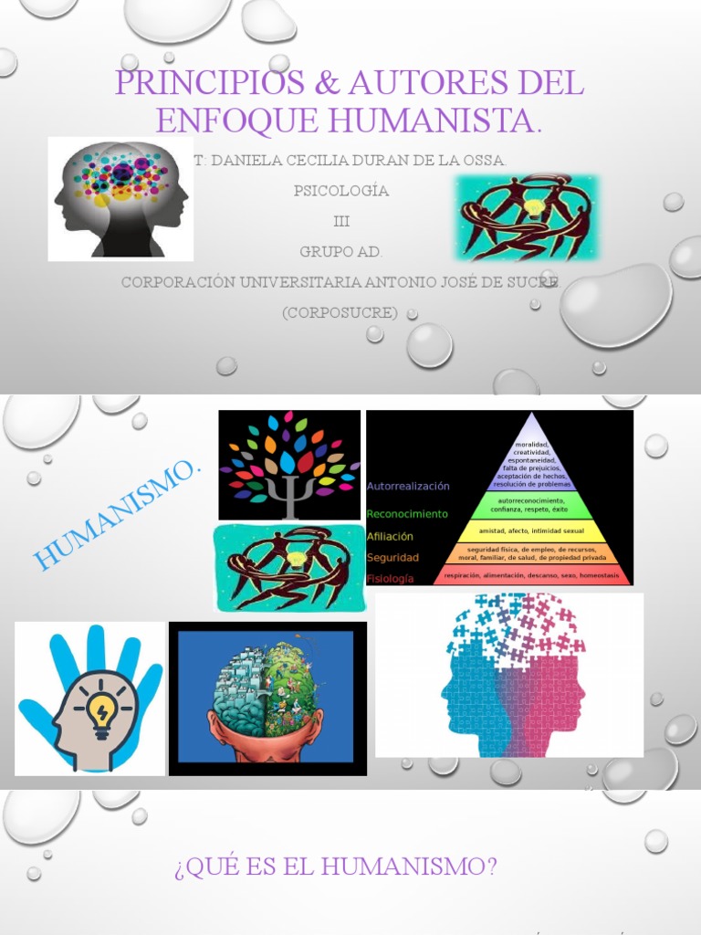 Principios & Autores Del Enfoque Humanista | PDF | Sicología | Neurociencia