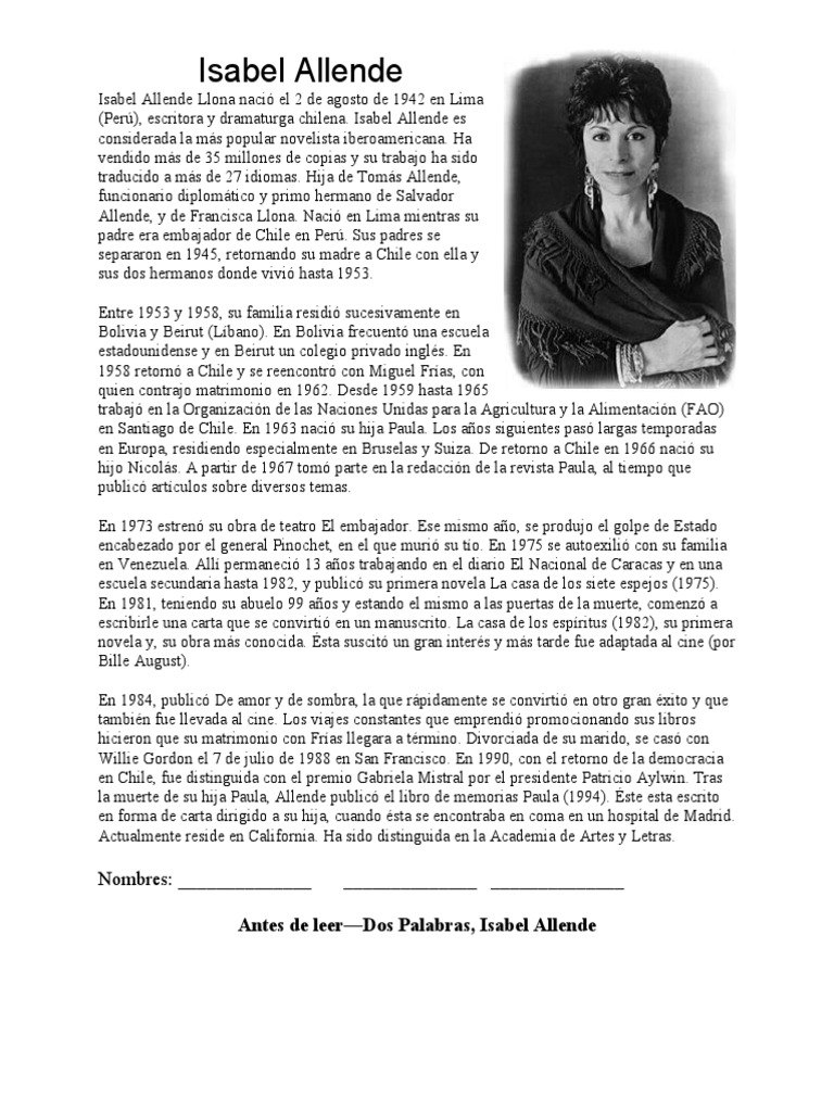 Dos Palabras | PDF