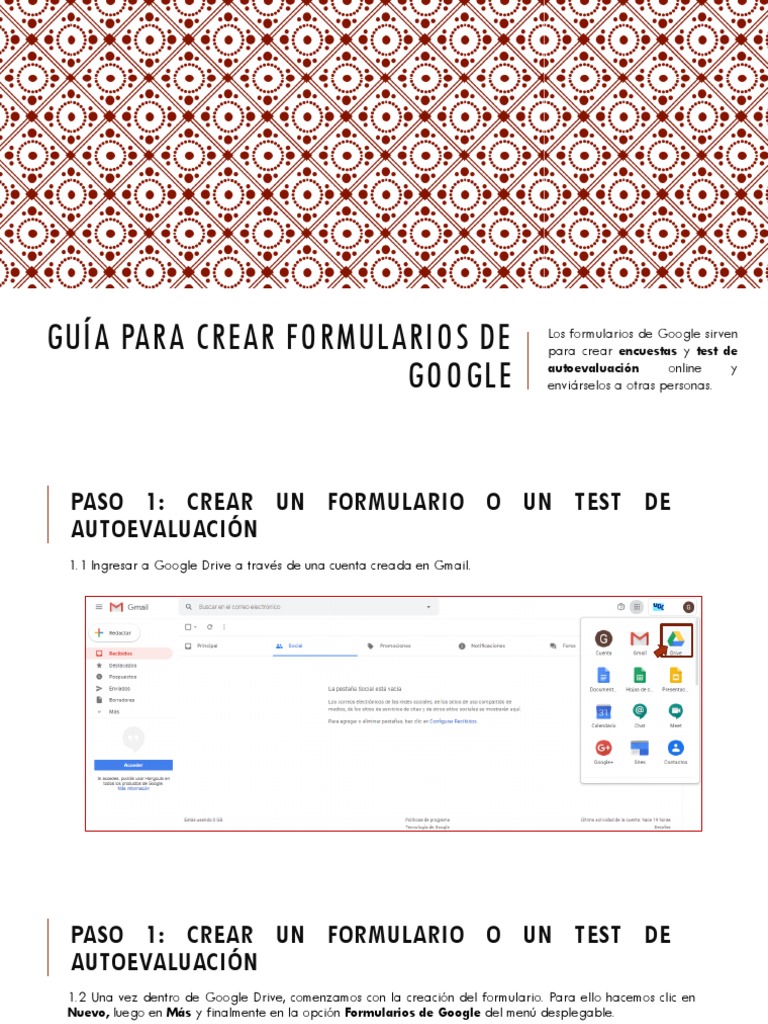 Guía para crear formularios en Google | PDF | ciberespacio | Informática