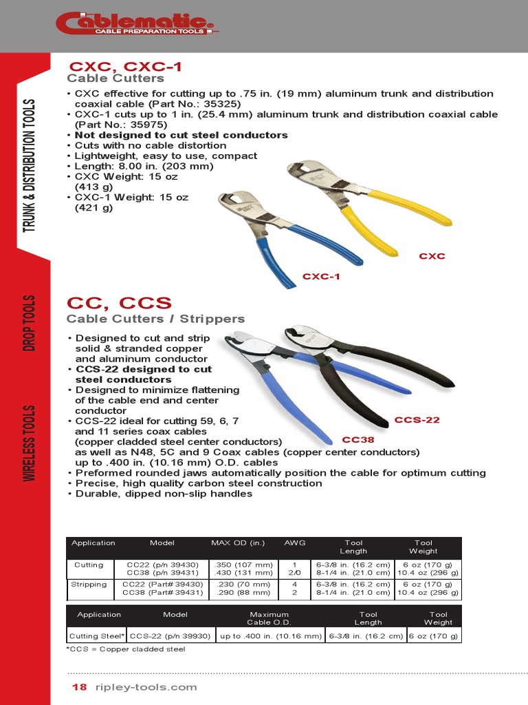 CC38 | PDF | Coaxial Cable | Materials