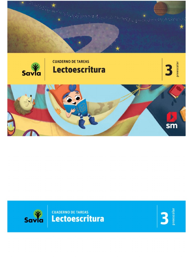 Cuaderno Lectoescritura para Preescolar 3 Por Materiales Educativos ...