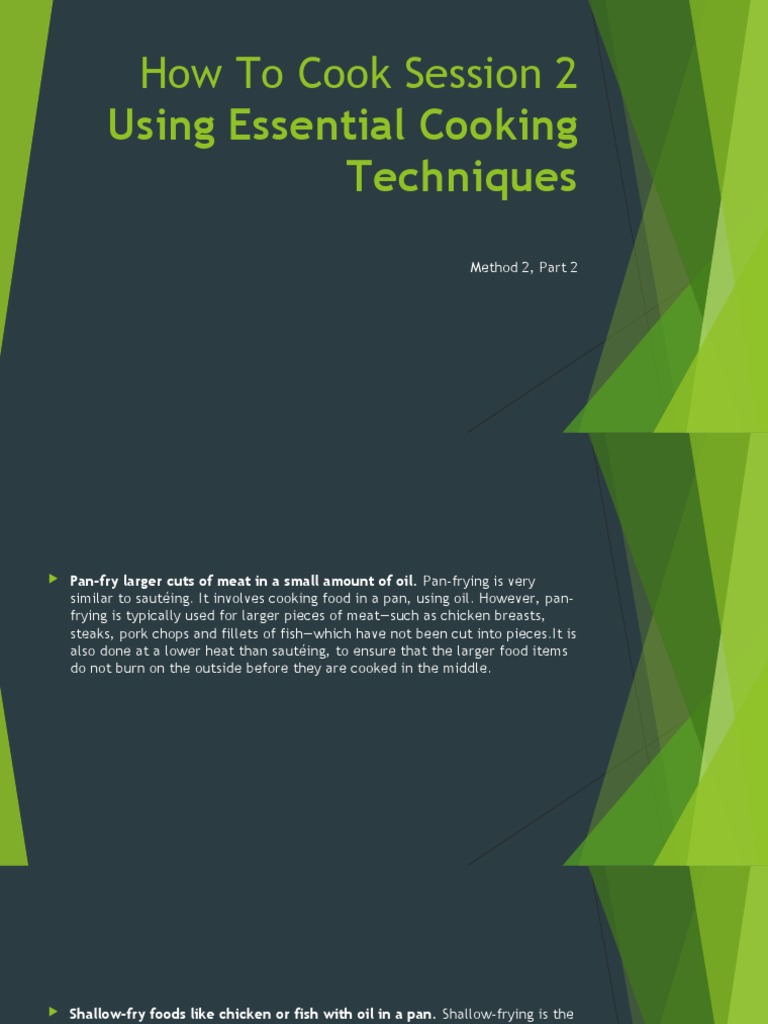 How To Cook Method 2 Part 2 | PDF