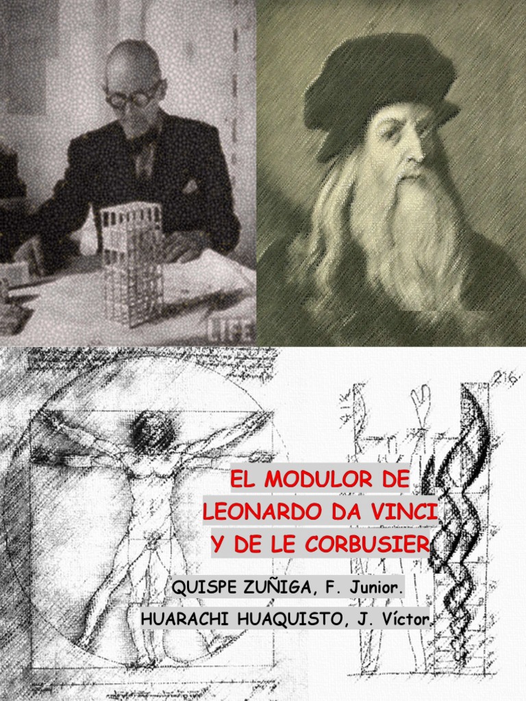 Modulor: Da Vinci y Le Corbusier | PDF | Leonardo Da Vinci