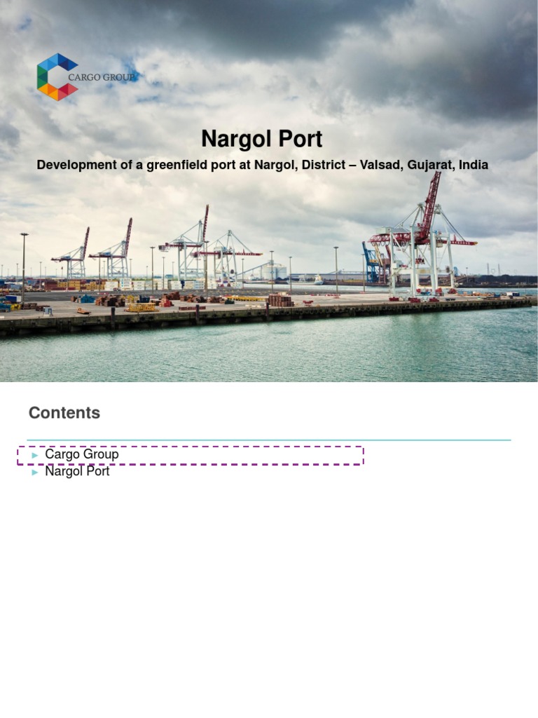 Nargol Port Presentation (Kadana) Feb.2019 PDF | PDF | Economic Sectors ...