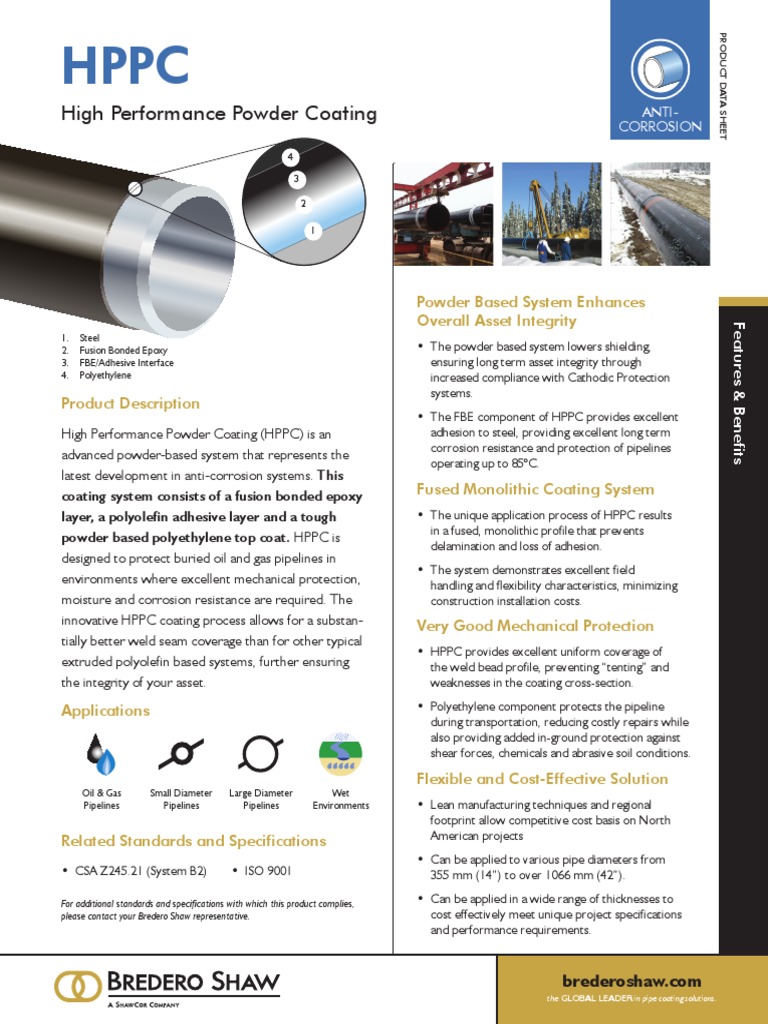 HPCC Coating | PDF | Pipe (Fluid Conveyance) | Industrial Processes