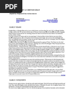 Kheshig: Genghis Khan's Elite Guards | PDF | Mongol Peoples | Mongols