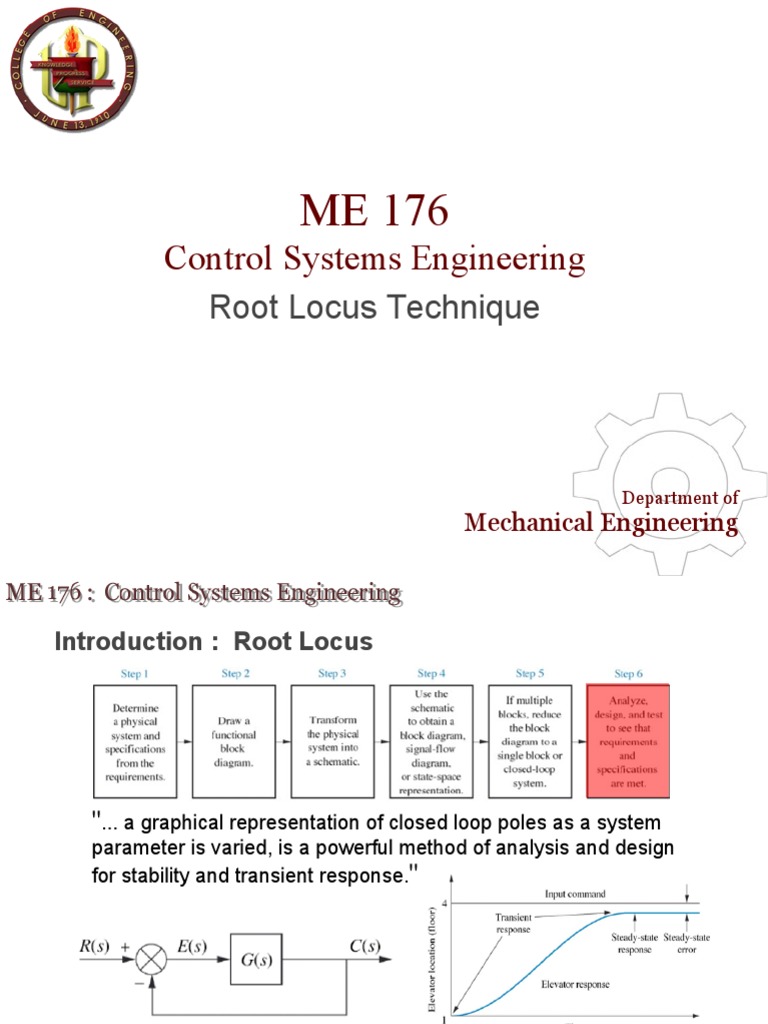 Root Locus Theory | PDF | Control Theory | Teaching Mathematics