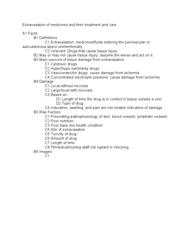 Extravasation | Intravenous Therapy | Medical Specialties