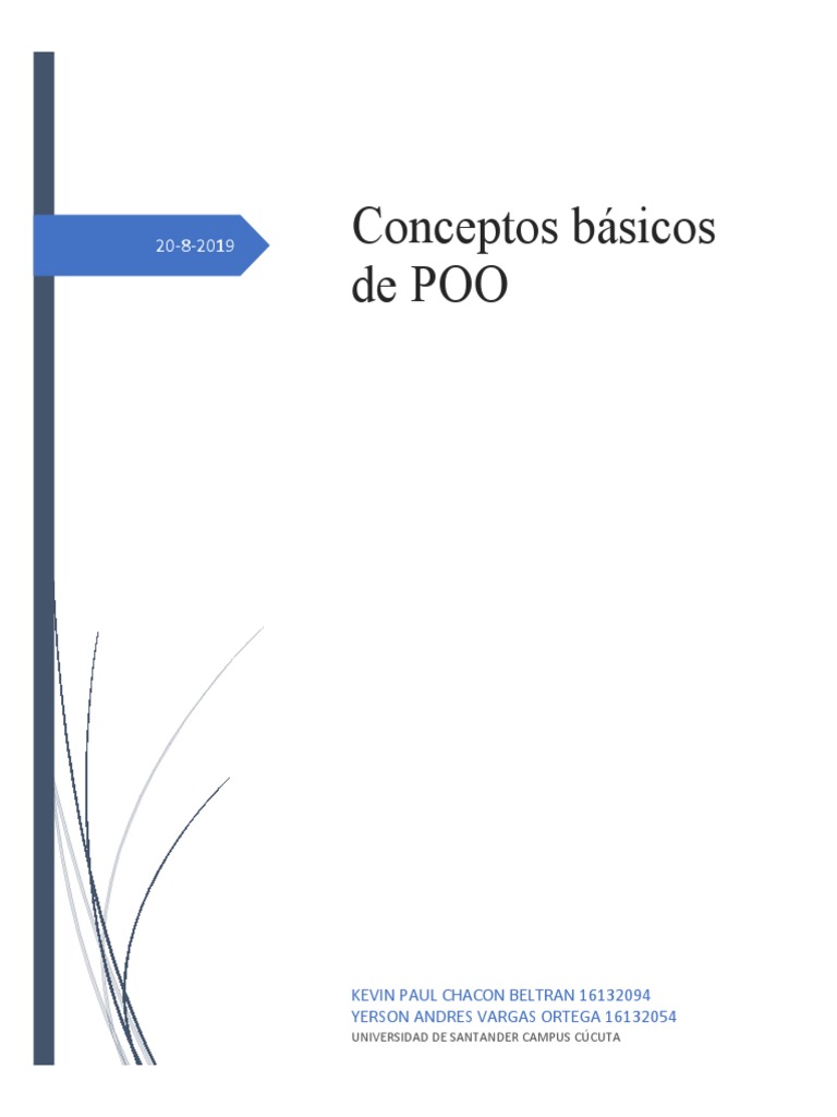 Conceptos Basicos de POO | PDF | Programación orientada a objetos | Objeto (informática)