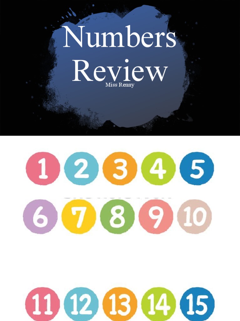 Numbers Review | PDF
