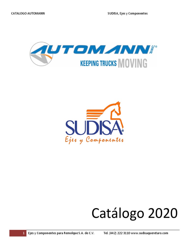 Catálogo de Repuestos Automann 2020 | PDF | Vehículos | Tecnología de ...