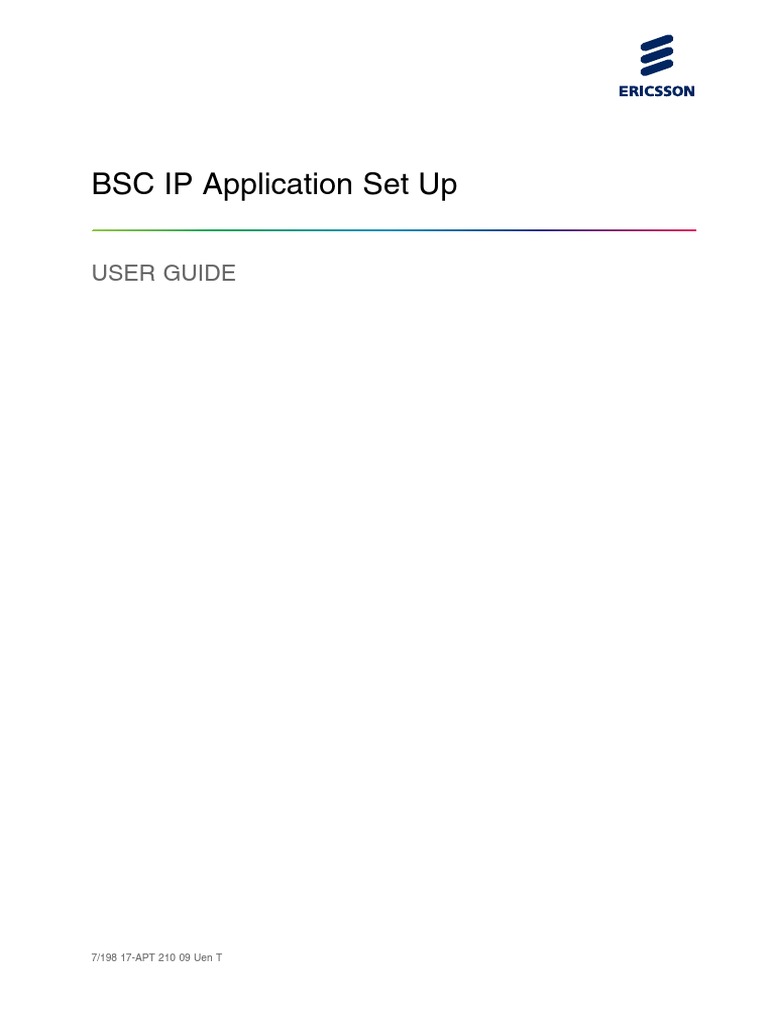 BSC IP Application Set Up: User Guide | PDF | Ip Address | Internet ...