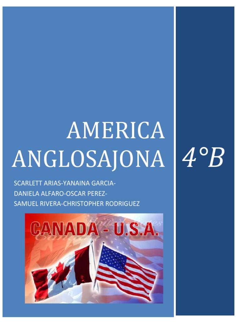 America Anglosajona | PDF | Canadá | Américas