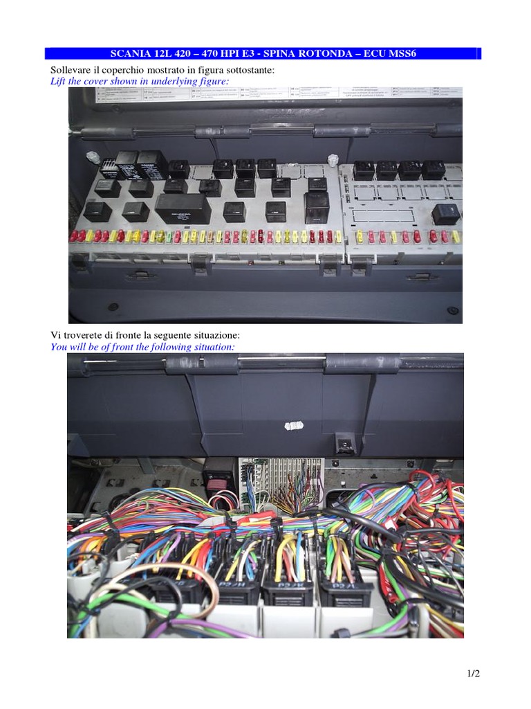 SCANIA - 124L - 420 - 470 Hpi - E3 - SPINA - ROTONDA - ECU - MSS6 PDF | PDF