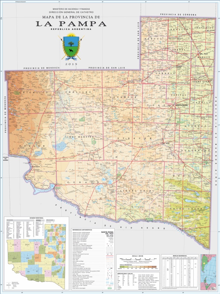 Mapa La Pampa (2015, Baja) | PDF