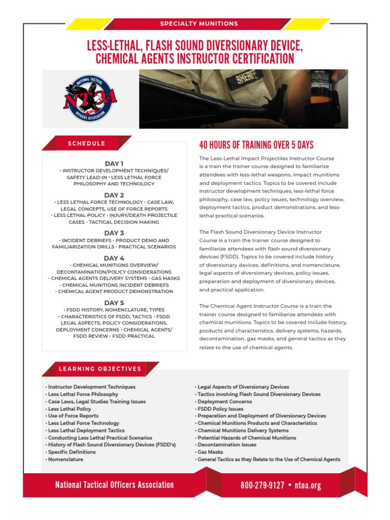 Less-Lethal, Flash Sound Diversionary Device, Chemical Agents ...