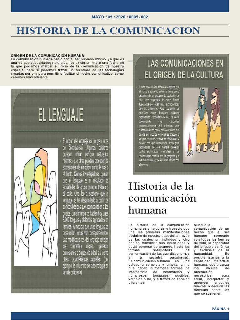 Periodico Sobre La Comuicacion | PDF | Comunicación | Comunicación humana