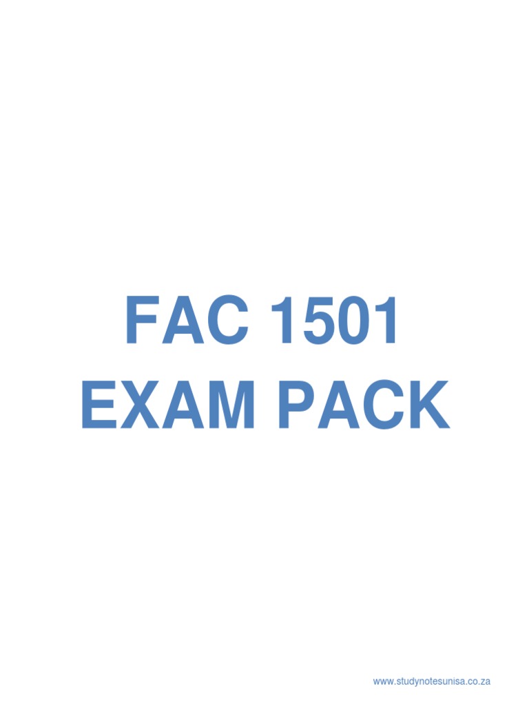 2017 Fac1501 Answers PDF | PDF | Debits And Credits | Equity (Finance)