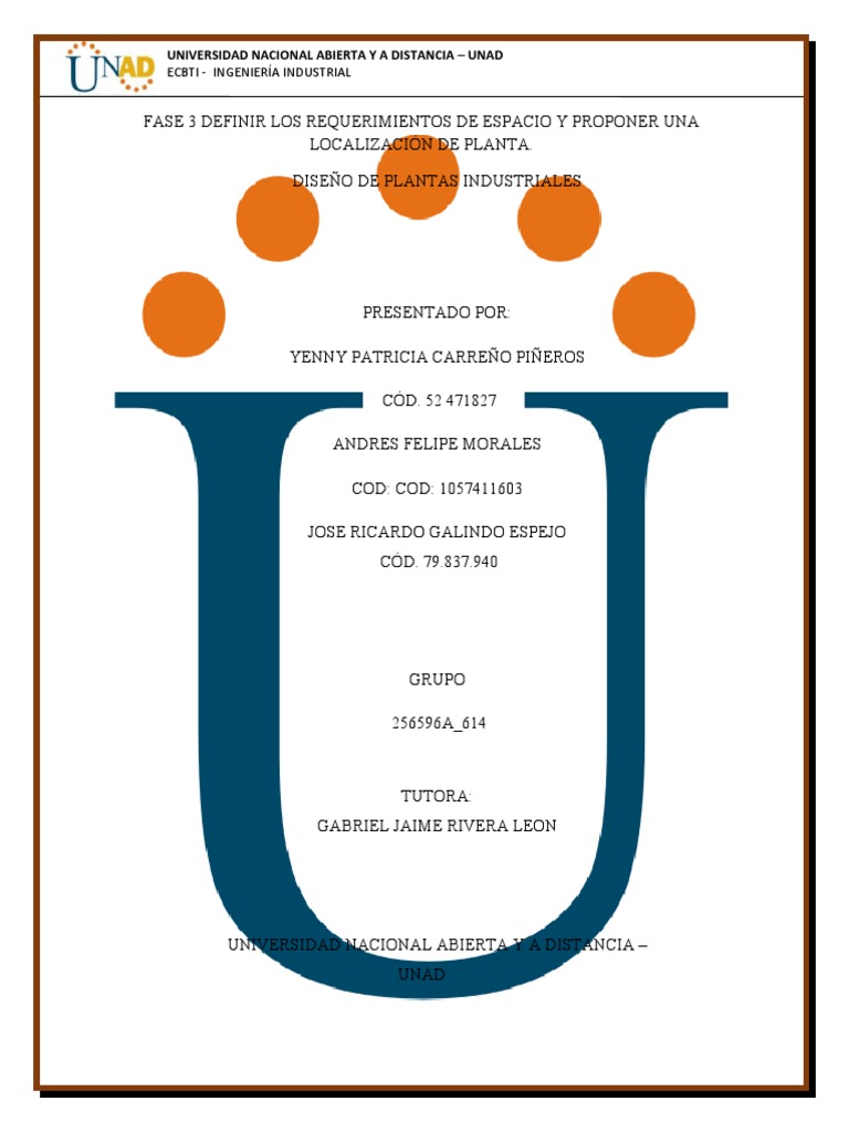 Fase 3 - Definir Los Requerimientos de Espacio y Proponer Localizacion de La Planta | PDF ...