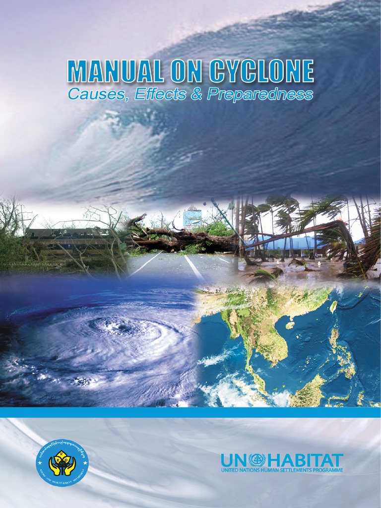 MANUAL ON CYCLONE Causes Effects Preparedness - English PDF | PDF ...