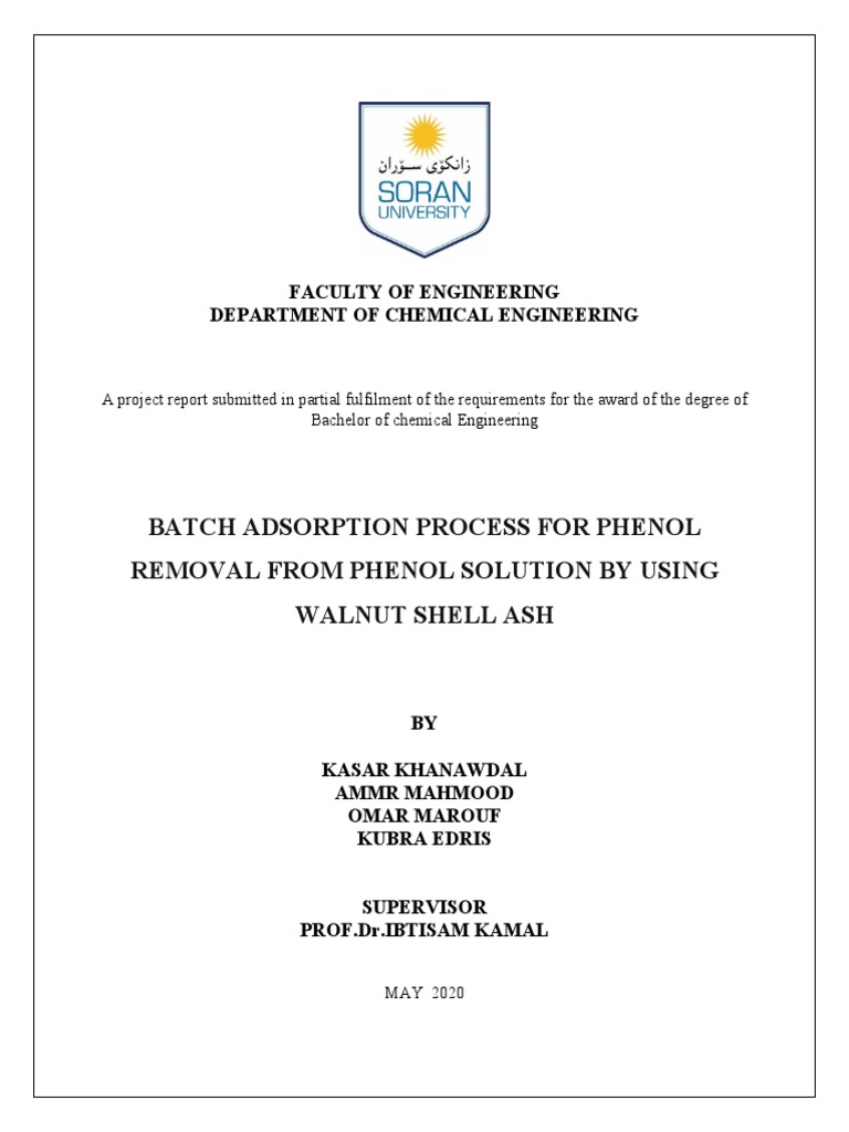 Batch Adsorption 86 | PDF | Adsorption | Sewage Treatment