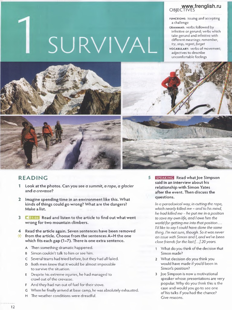 UNIT 1 Survival | PDF | Nature