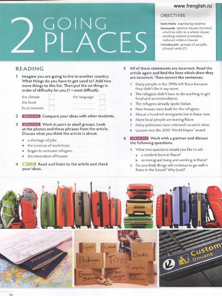 UNIT 2 Going Places | PDF | Linguistics | Grammar