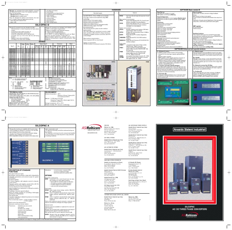 Silcopac D: Hardware SOFTWARE Basic Version B | PDF | Electric Motor ...