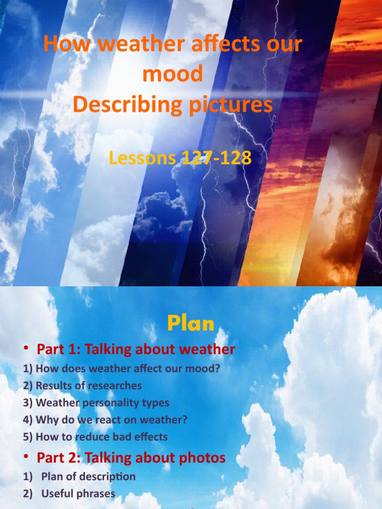 How Weather Affects Our Mood | PDF | Weather | Mood (Psychology)