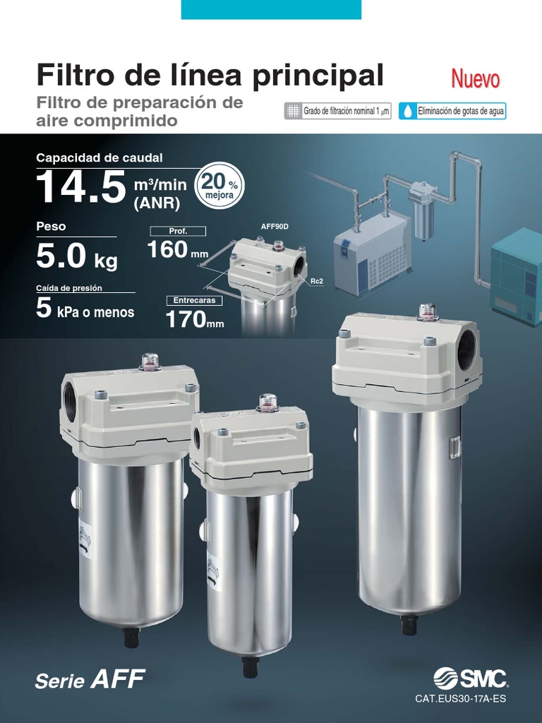 Filtro Linea Principal AFF-A - ES | PDF | Filtración | Neumático