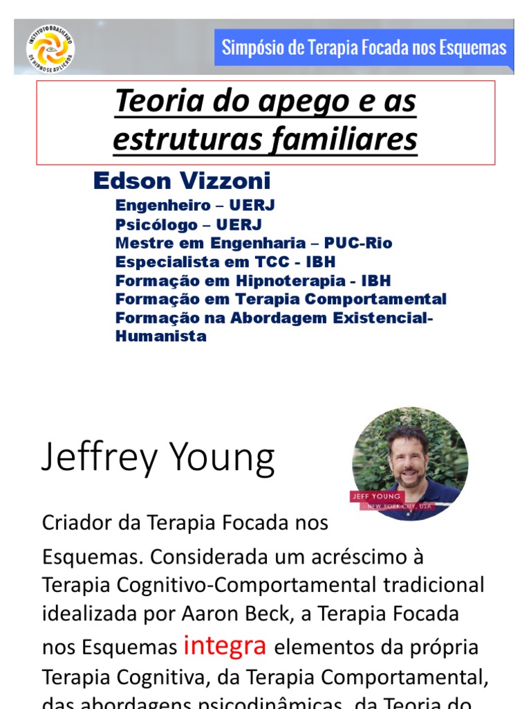 TEORIA DO APEGO E AS ESTRUTURAS FAMILIARES - Edson-Vizzoni - IBH-Abril-2016 PDF | PDF | Teoria ...