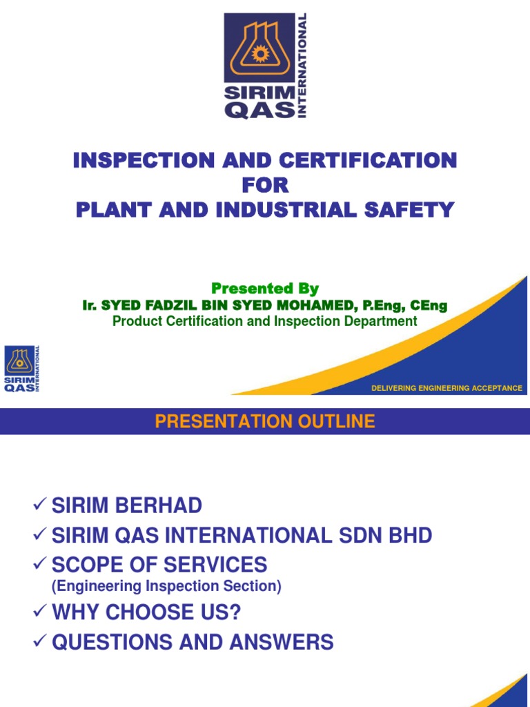 Sirim Qas-Engineering-Inspection-April-2019 | PDF | Nondestructive ...